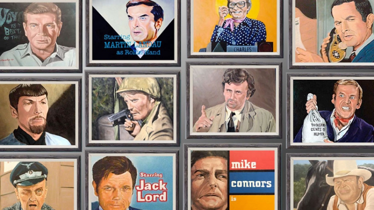 The Old TV Show Artist – Original Artwork from Classic TV and Movies